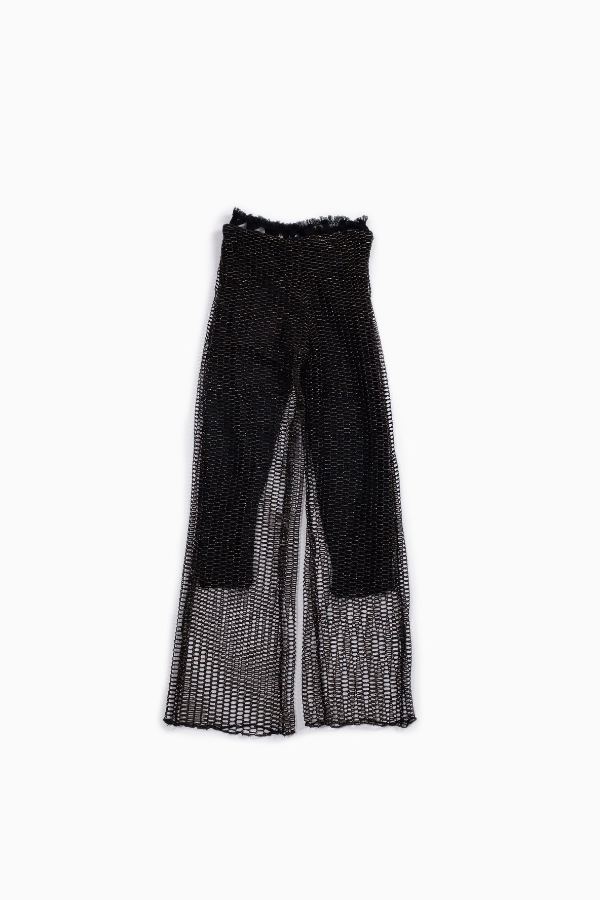 gold lame mesh leggings – MALION vintage